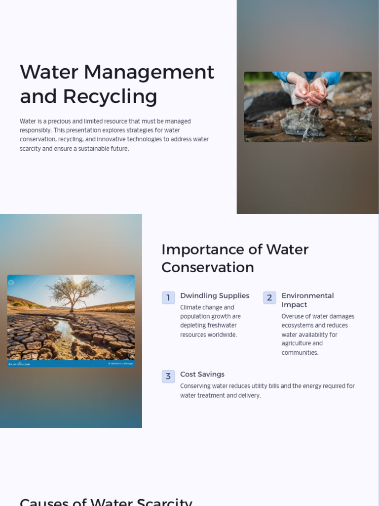 Water-Management-and-Recycling ( | PDF | Water | Water Conservation