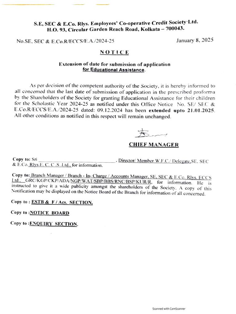 Educational Assistance Notice (1) - 1 | PDF