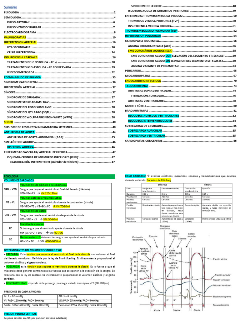 2 Cardio | PDF | Electrocardiografia | Legumbres