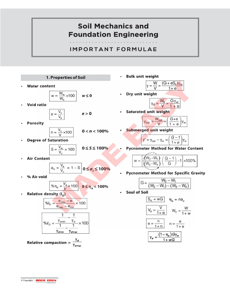 Soil Formula | PDF