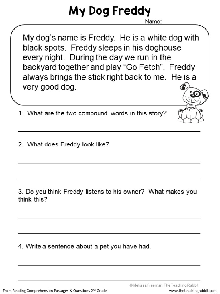 My Dog Freddy | PDF