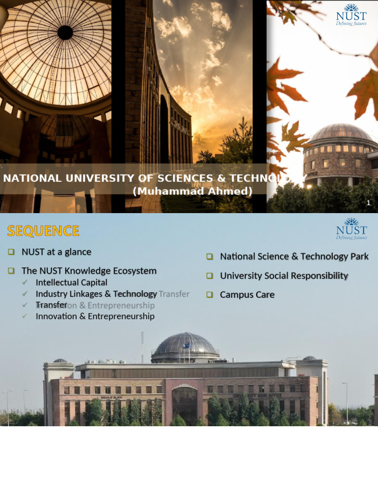 NUST Prospectus Overview 2021 | PDF | Economies