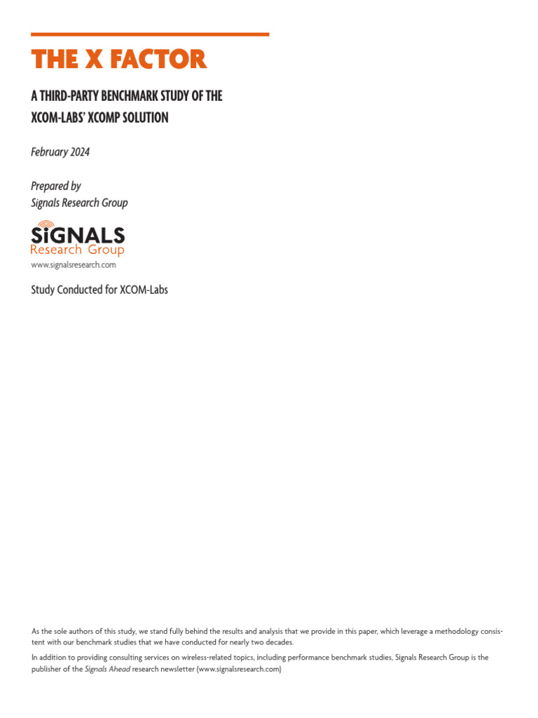 XCOM-SRG-White-Paper | PDF | Duplex (Telecommunications) | Electronics
