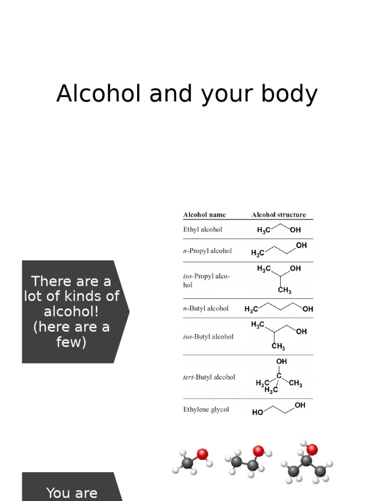 Alcohol+and+Your+Body+Student Copy | PDF | Alcoholism | Alcohol ...