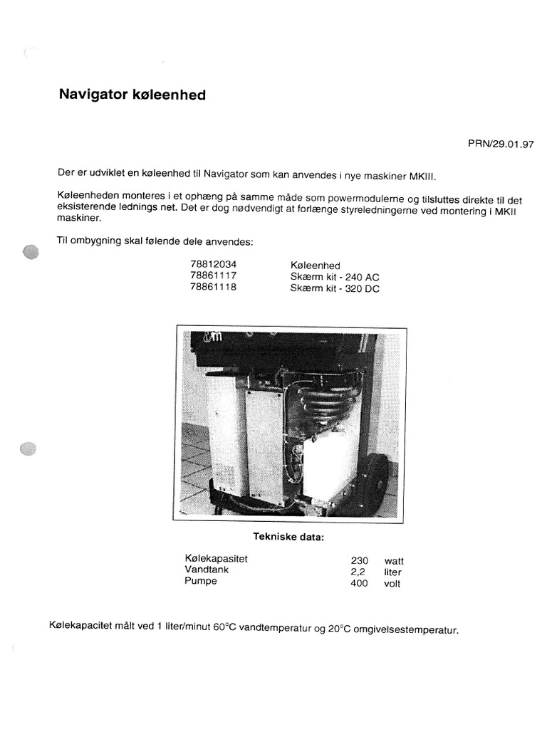 Manual Navigator Cooling Unit | PDF