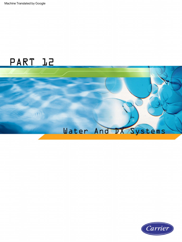 Chapter12 Water and DX System | PDF