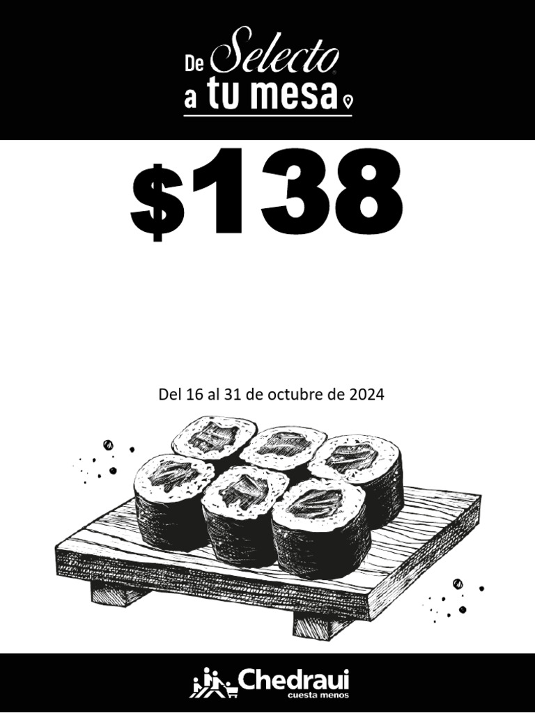 2x138 Rollos Sushi | PDF