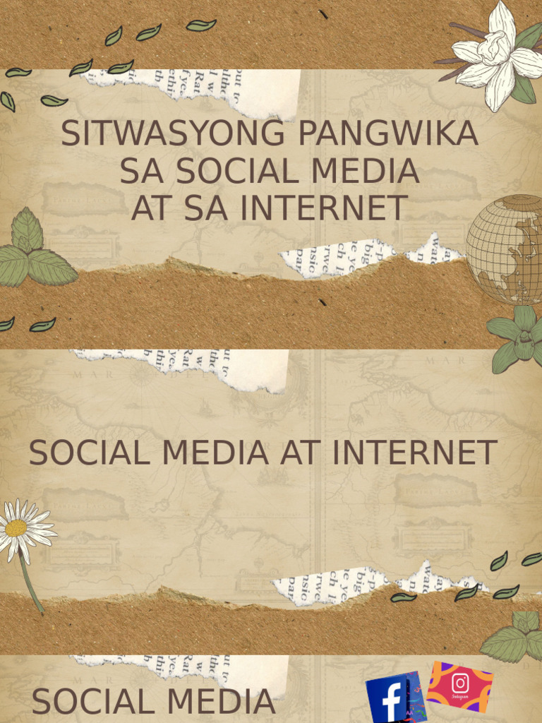 Sitwasyong Pangwika Sa Social Media at Sa Internet | PDF