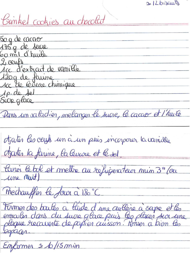 Recettes de Crinkels | PDF