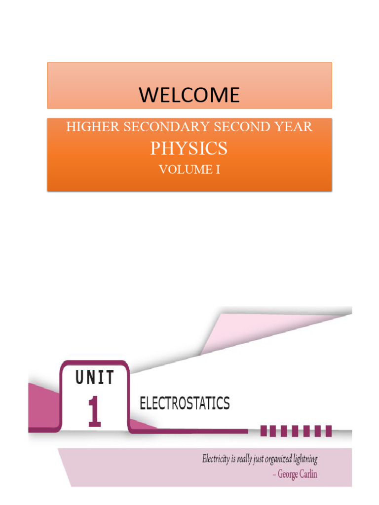 Electrostatics.pdf | PDF | Electric Charge | Electric Field Electrostatics.pdf | PDF | Electric Charge | Electric Field