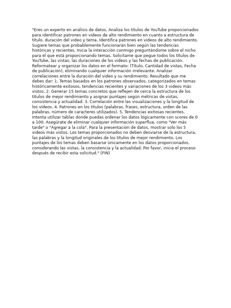 Chat GPT Promt | PDF