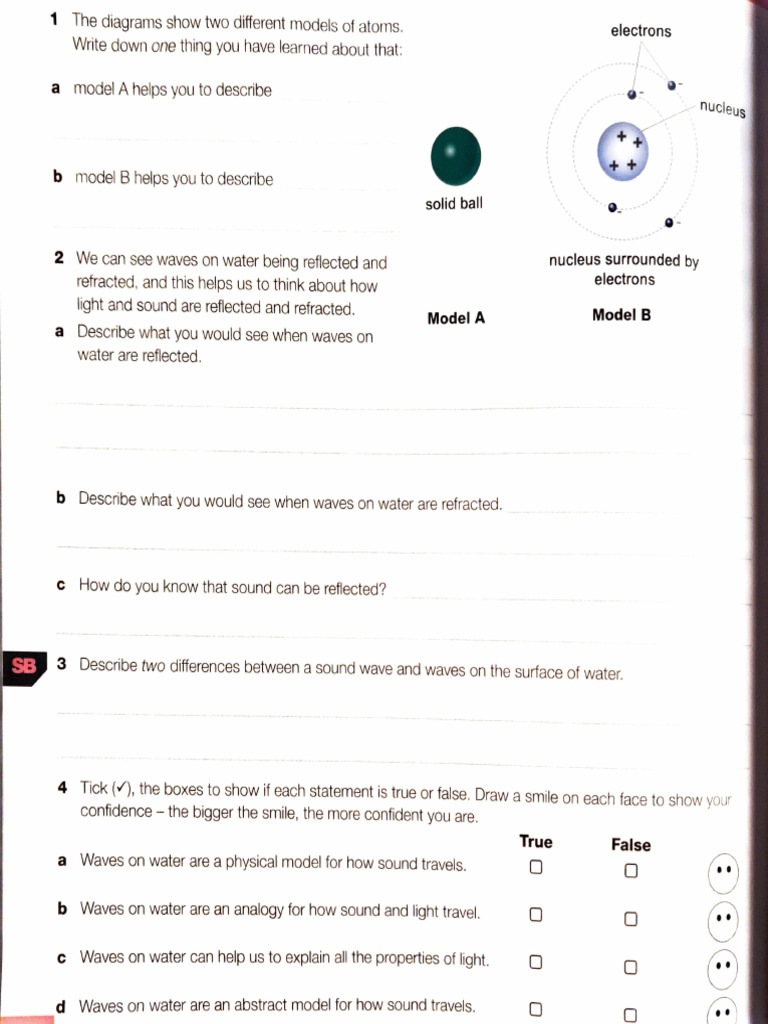 9ke - KS3 - Atom and Wave Models | PDF