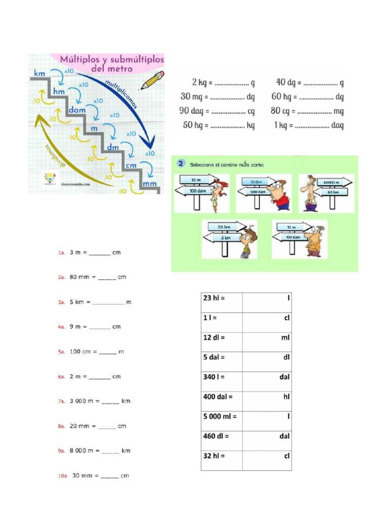 Actividad Multiplos Submultiplos | PDF