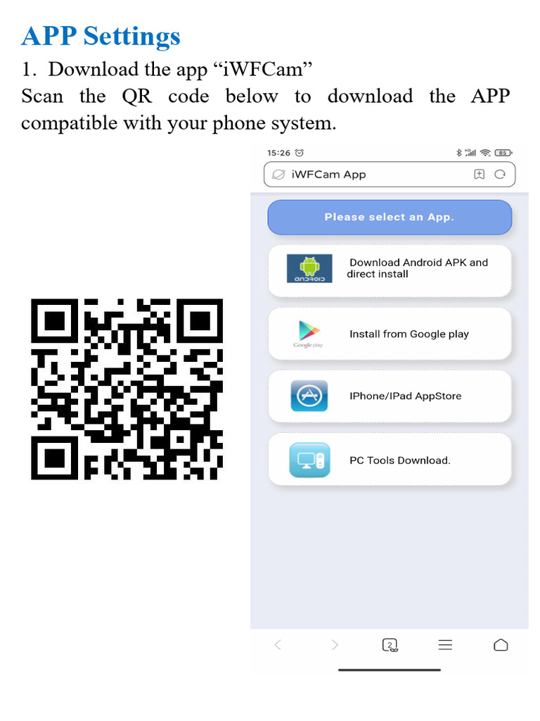 Camara Wifi Pequeña App Iwfcam | PDF