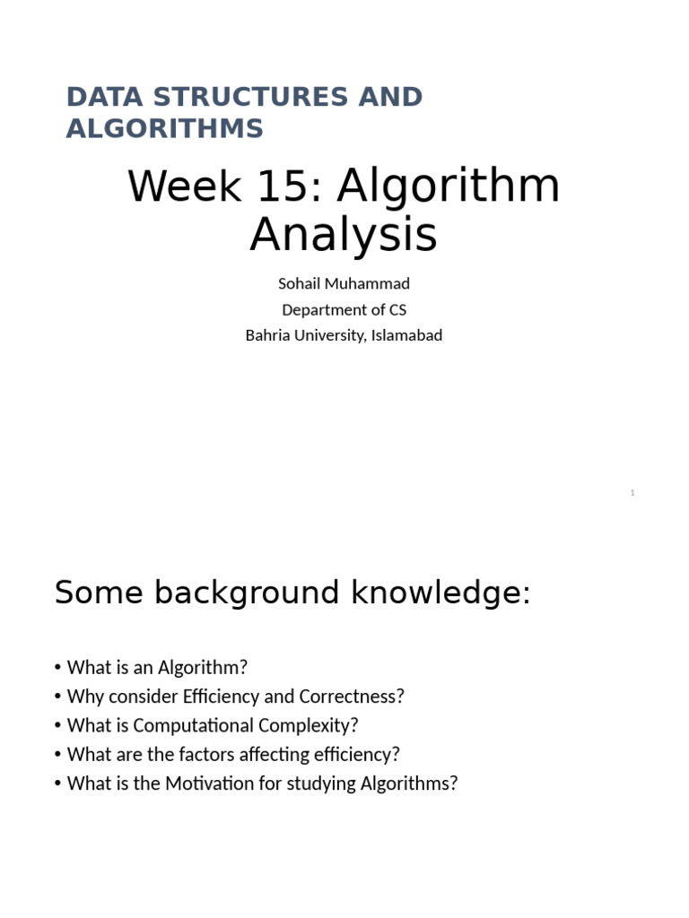 Lec16 Algorithm Analysis 09092024 090952pm | PDF | Algorithms | Algorithms And Data Structures