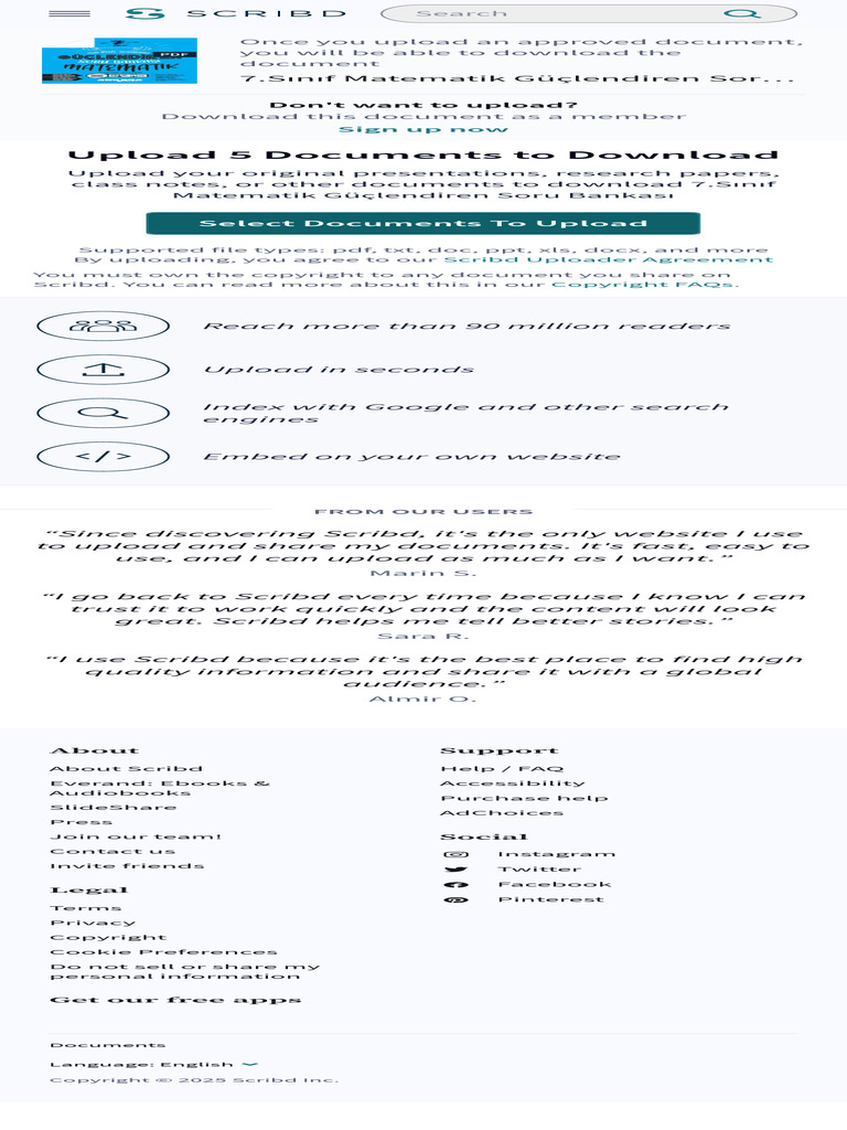 Upload a Document Scribd 4 | PDF