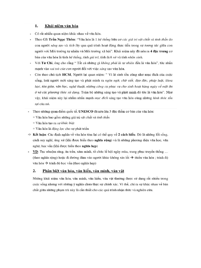 Đề cương VHVN - gki nhân văn (1) | PDF