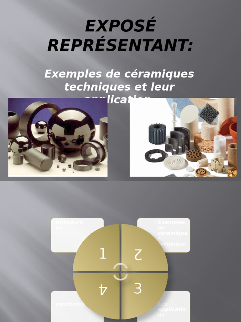 Céramiques Techniques : Exemples et Applications | PDF | Céramique ...