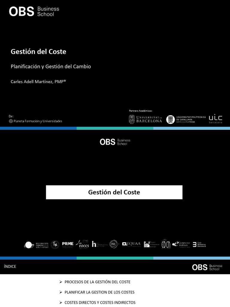OBS - MDRH - Gestión Del Coste V2.0 | PDF | Presupuesto | Informática