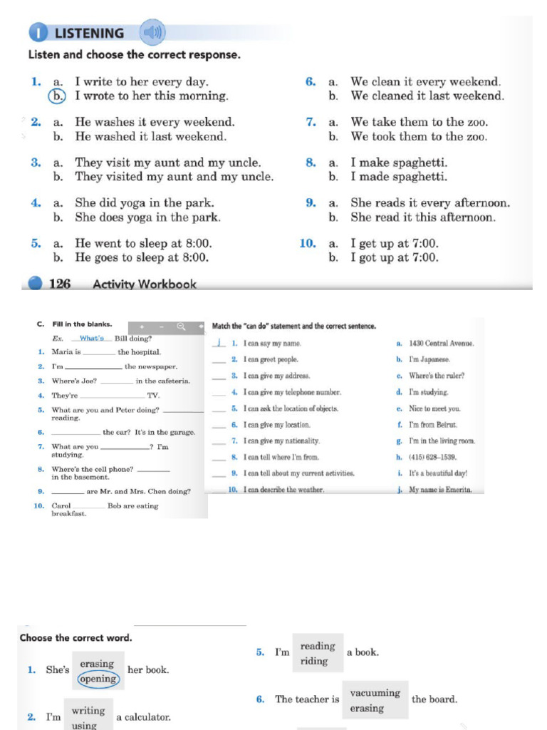 UNIT17 A1 Side by Side Plus Aditional Information | PDF | Linguistic ...