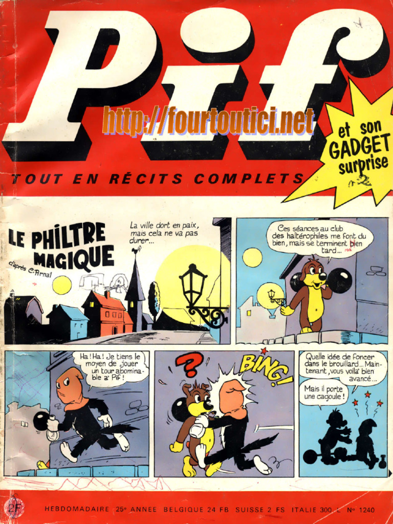 BANDE DESSINEE Pif Gadget - 002 - Le Filtre Magique | PDF