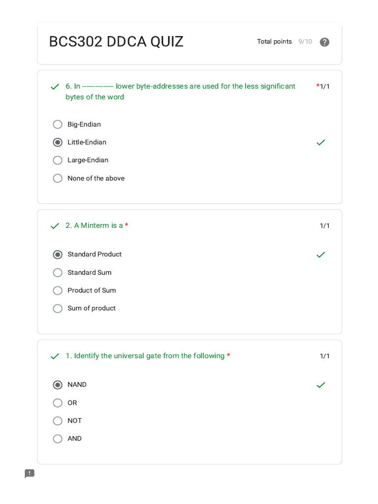 Bcs302 Ddca Quiz | PDF