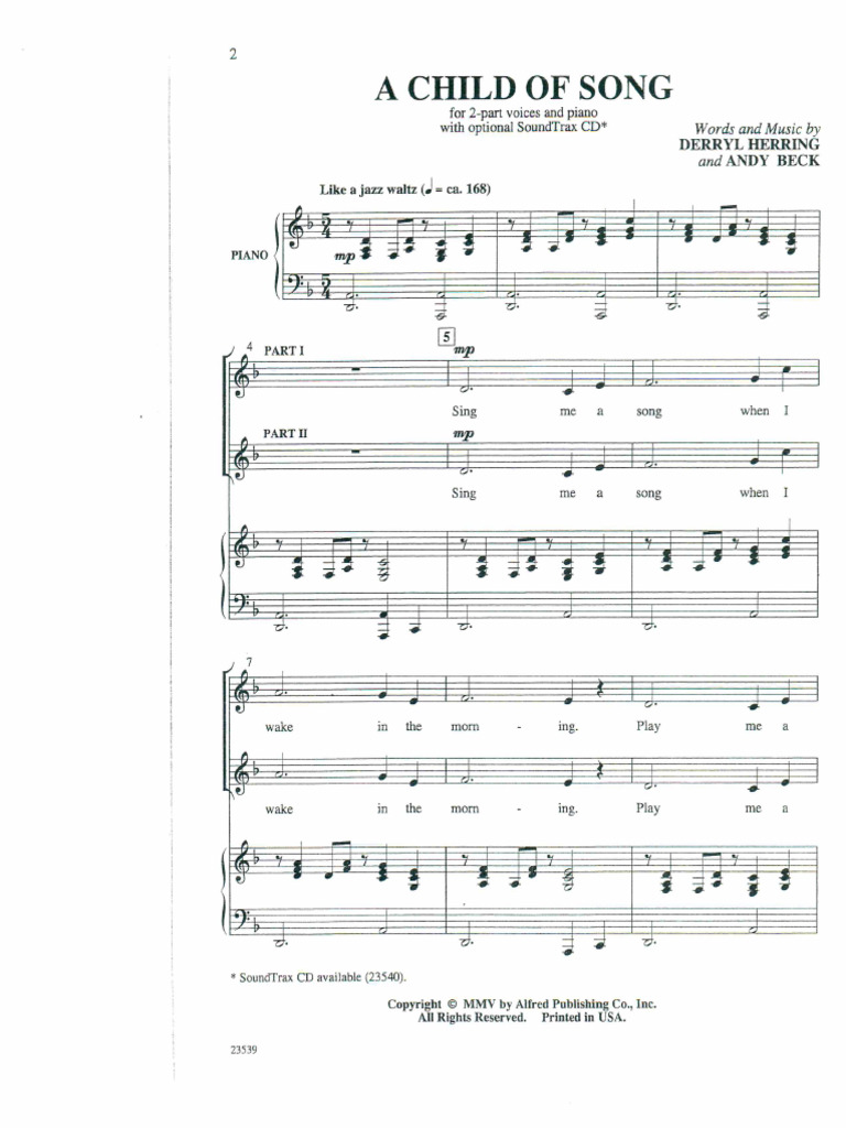 A Child of Song | PDF