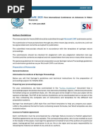 ICIAMET 2025 Submission Guide | PDF