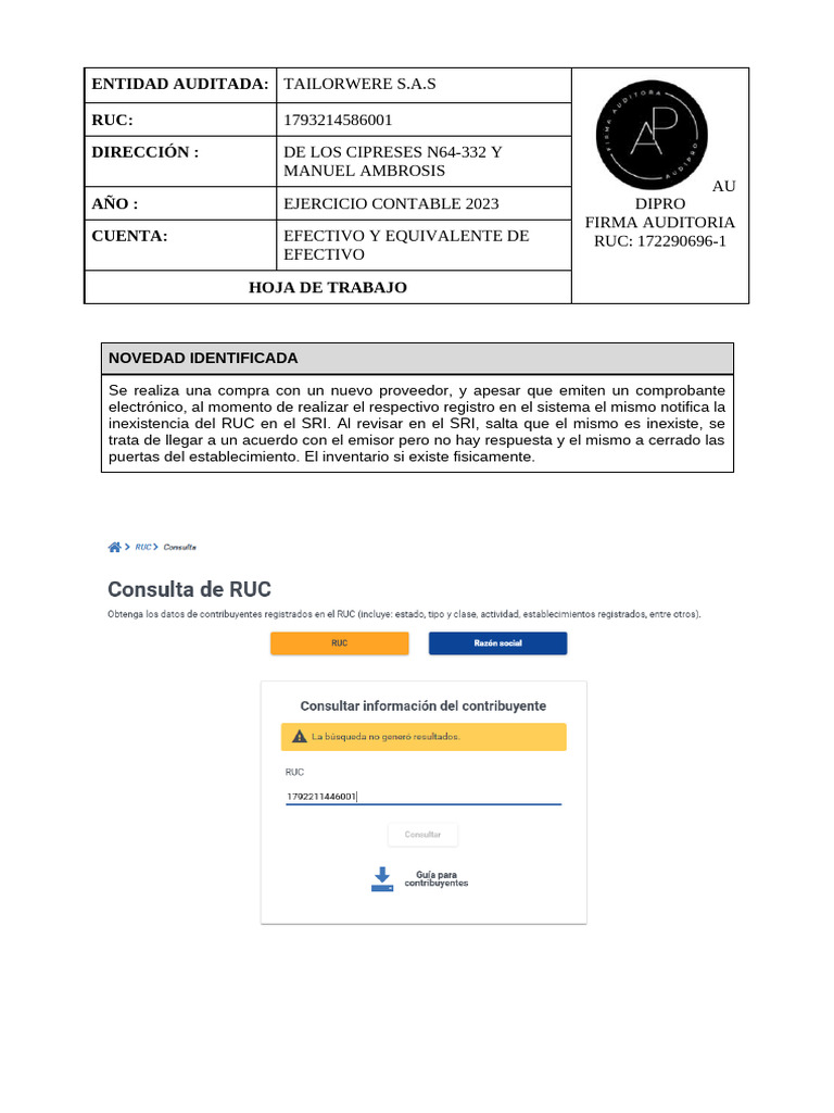 Hallazgo 2 | PDF | Factura | Contabilidad