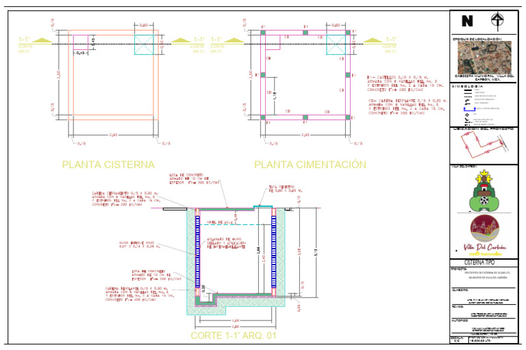 Prototipo de Cisterna 15,000 Lts en Villa del Carbón | PDF