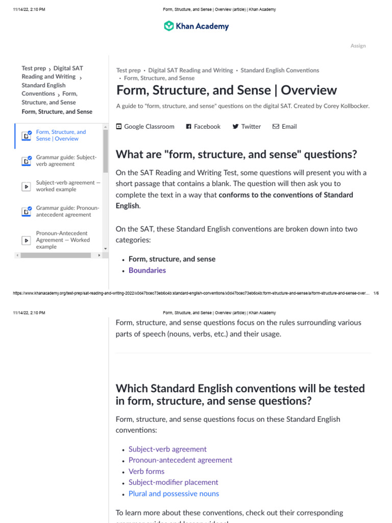 IV.a.form and Structure | PDF | Pronoun | Verb