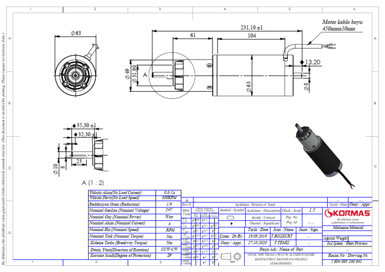 Kormas Motor 5 604 063 240 041 | PDF