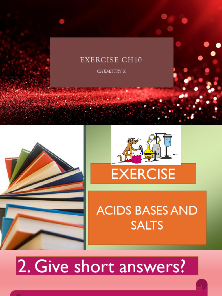 Chemistry CH#10 Exercise | PDF