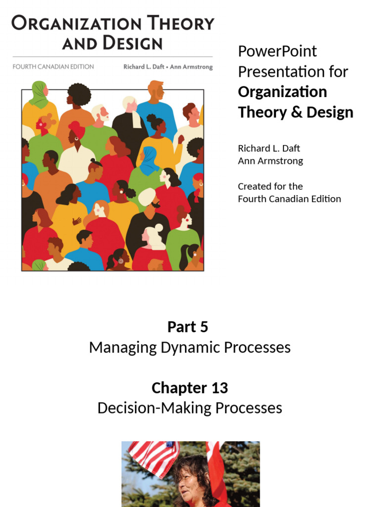 C13_Daft_OTD4Ce | PDF | Decision Making | Behavioural Sciences