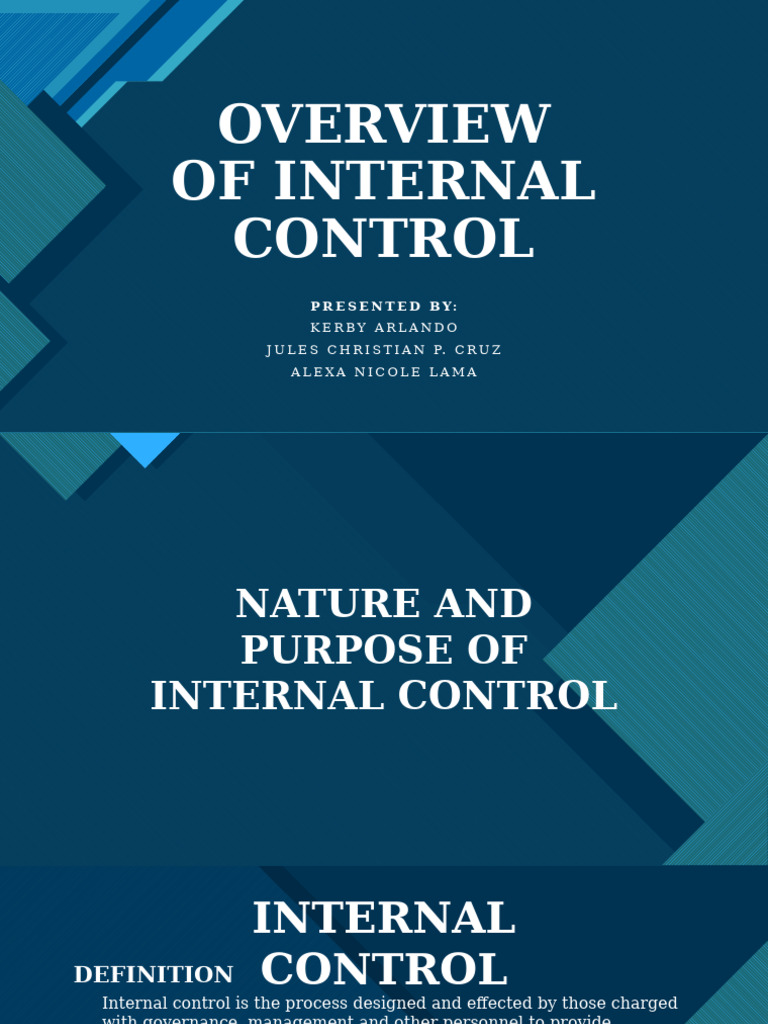 Some Random Powerpoints For Yall | PDF | Internal Control | Risk