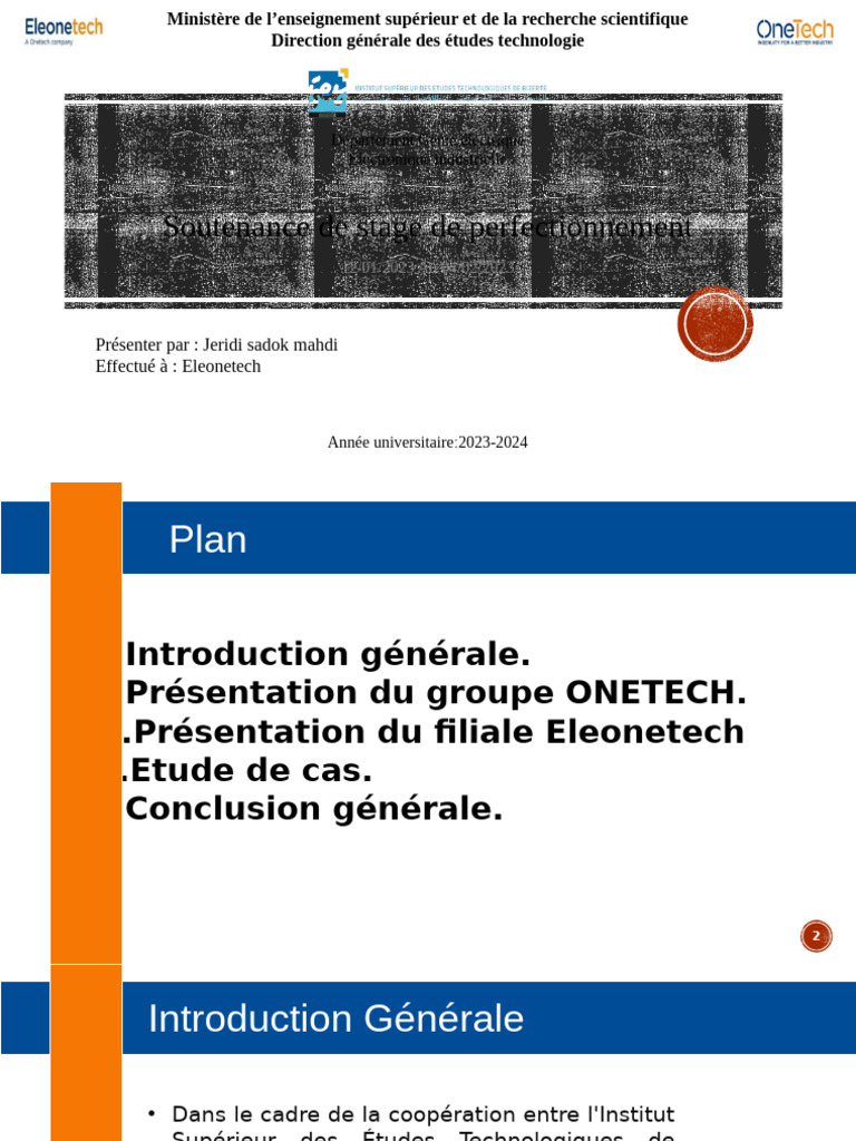 Soutenance Du Stage 2eme | PDF | Électronique