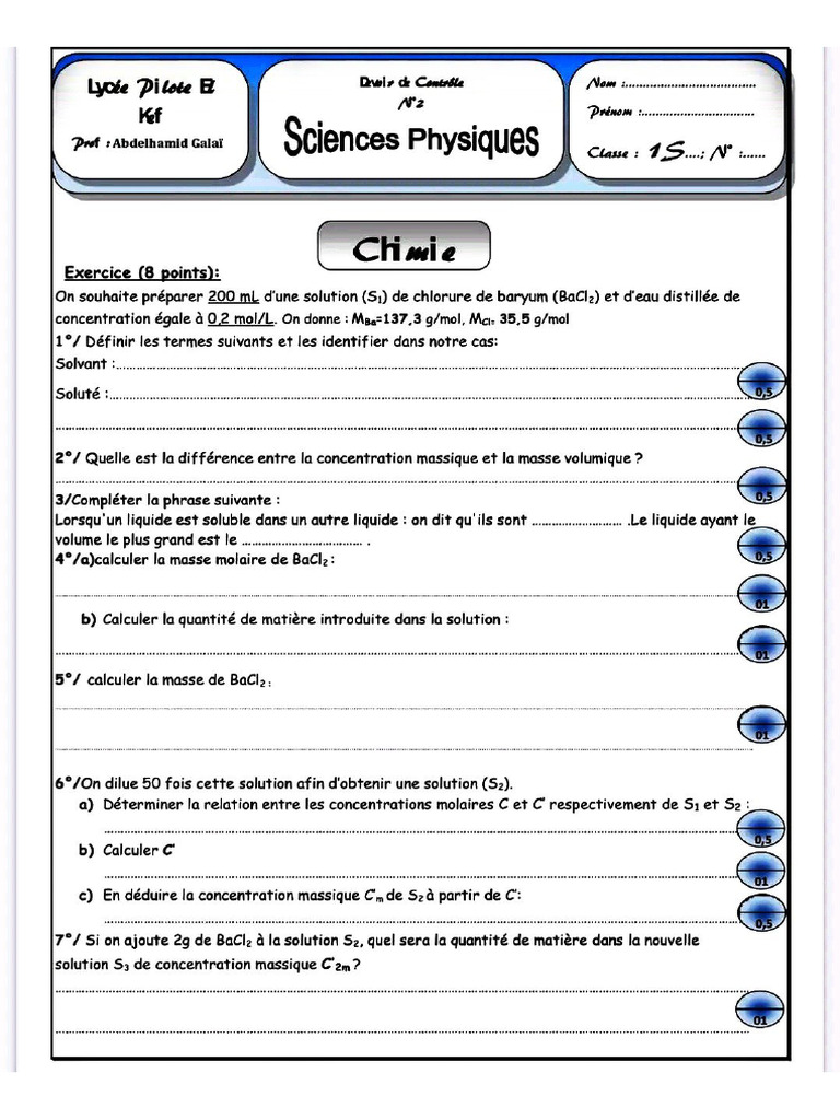 Physique 1ere | PDF