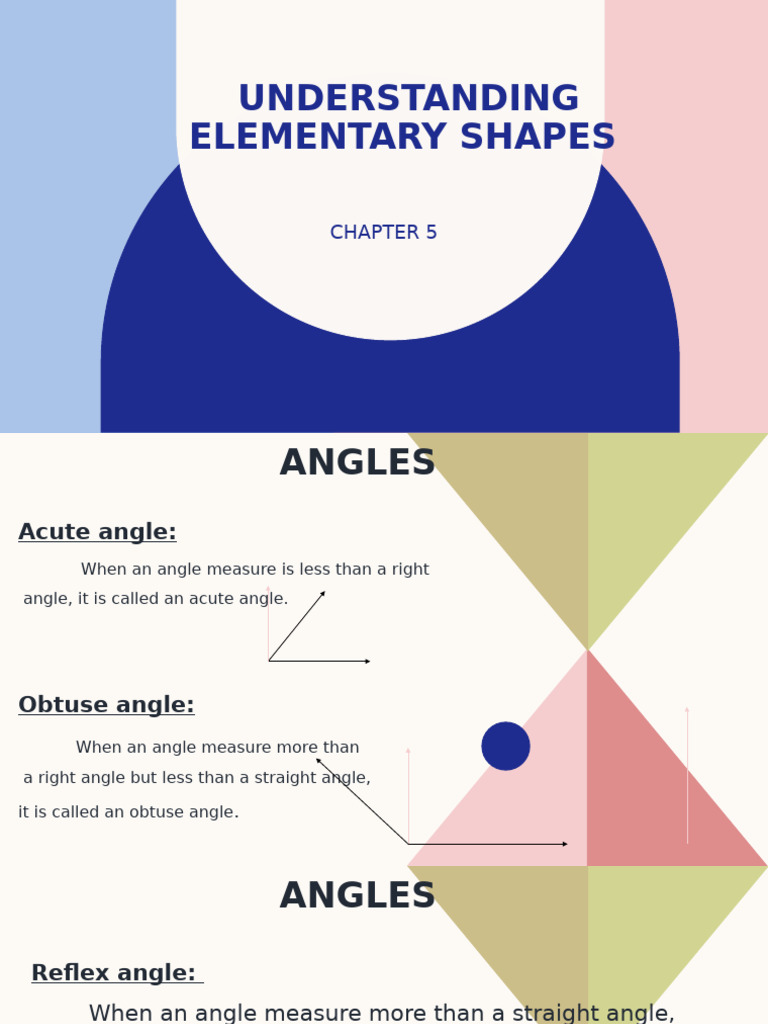 Understanding Elementary Shapes | PDF | Perpendicular | Rectangle