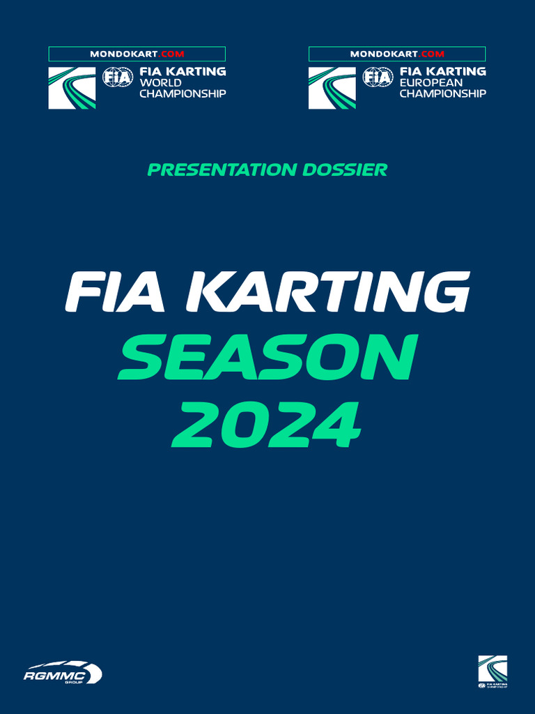 Presentation Dossier Fia Karting 2024 Ven v8 | PDF | World Auto Racing ...