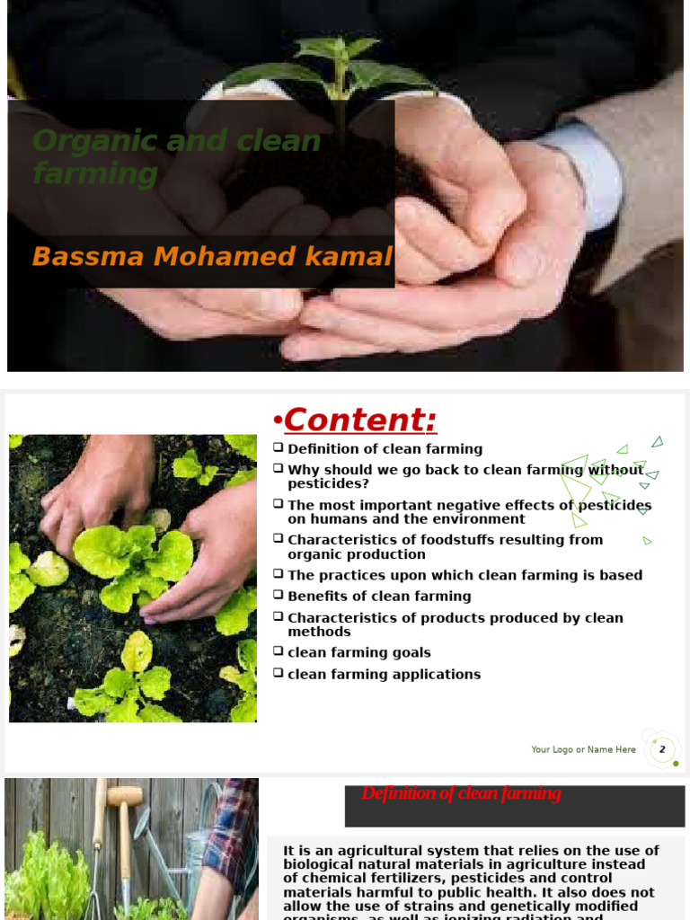 Clean Farming: A Sustainable Future | PDF | Agriculture | Pesticide