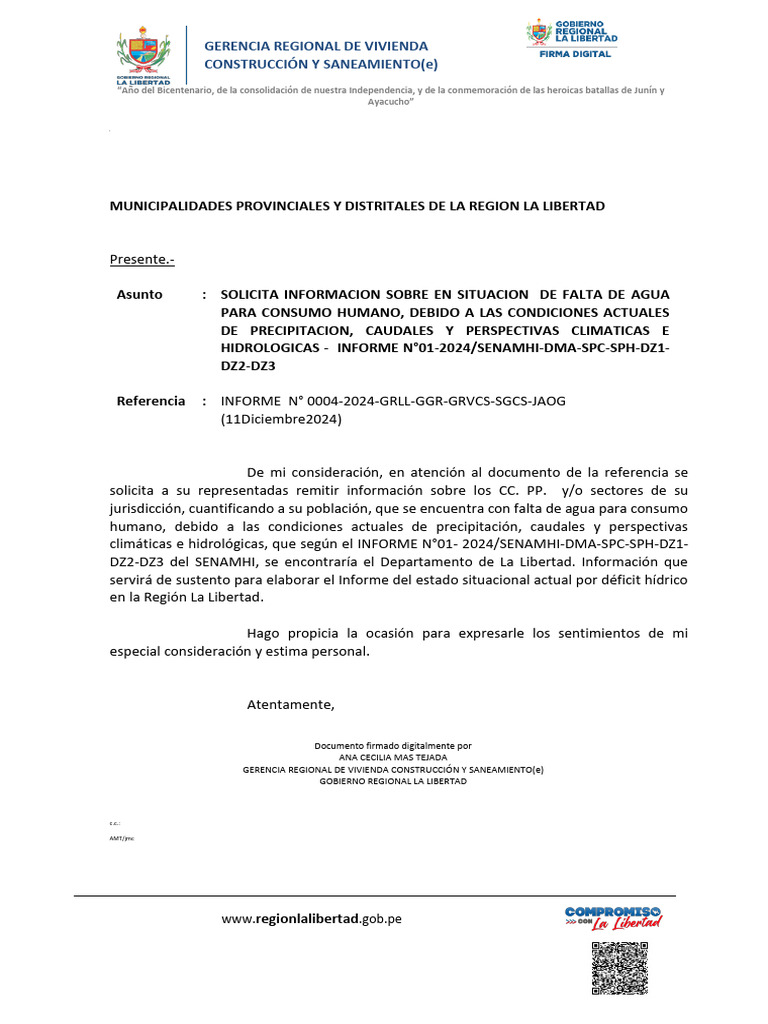 Oficio Multiple-000035-2024-Ggr-grvcs Municipalidades | PDF ...