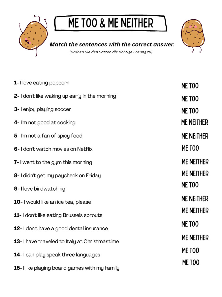 English Agreement Practice | PDF