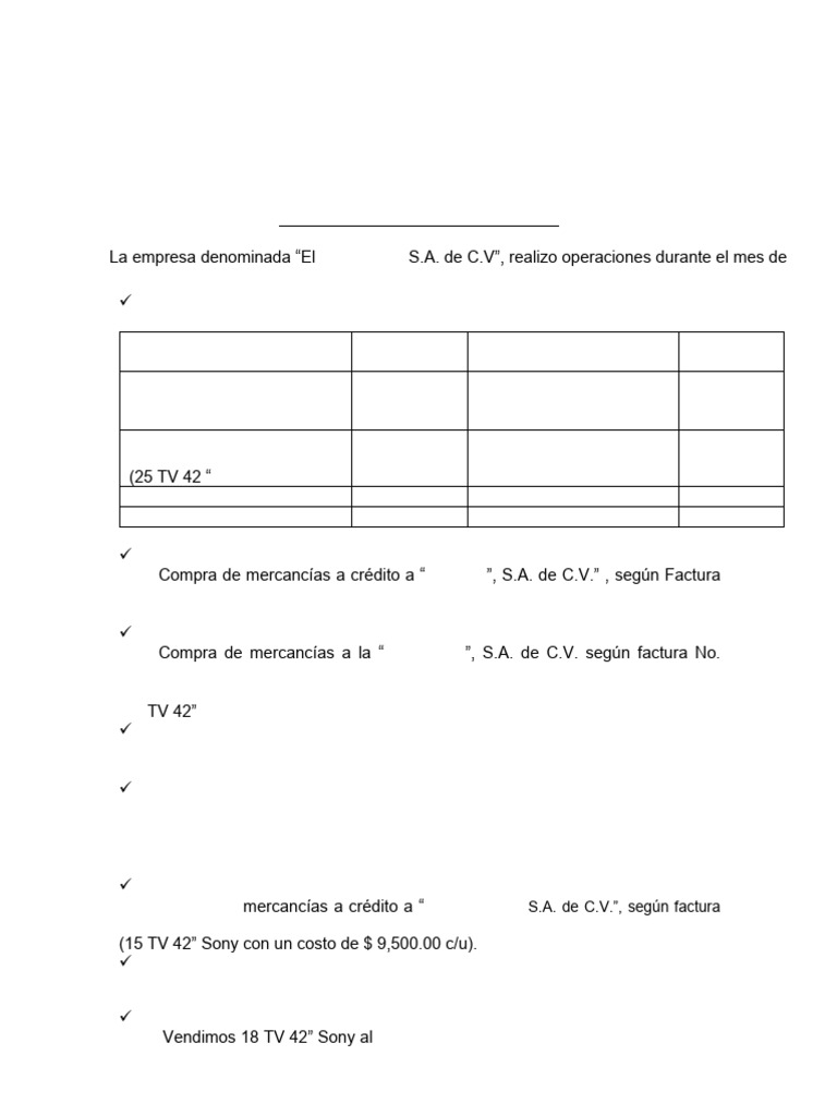 PRACTICA No. 3 EL RELAMPAGO (PRECIO PROMEDIO) | PDF | Bancos | Business