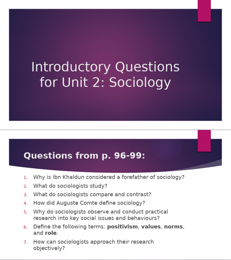 Hsp3u Intro to Sociology Textbook Questions | PDF