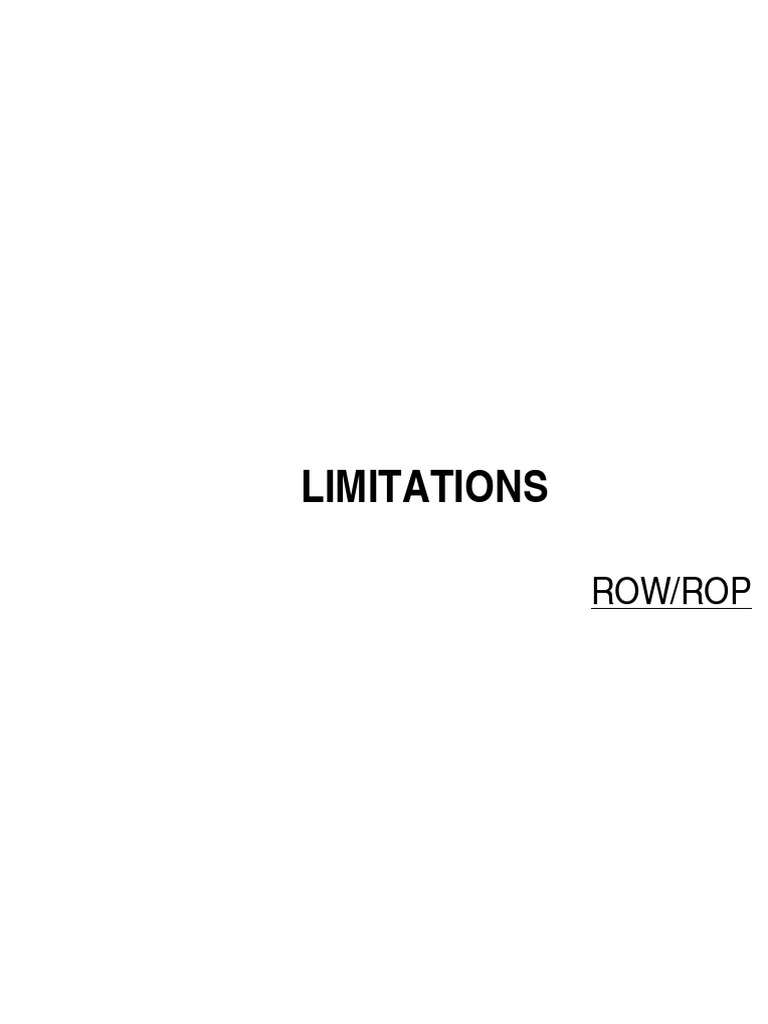 A320 Series ROPS Limitations Guide | PDF | Airliner | Aviation ...