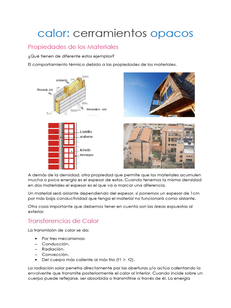 M3.5 Calor | PDF | Conduccion termica | Calor
