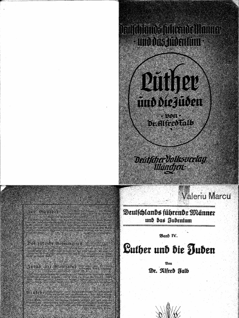 Falb 1923 Luther and Marcion | PDF