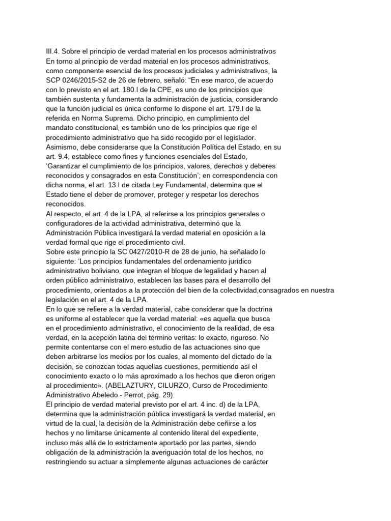 III. Verdad Material | PDF | Constitución | Verdad