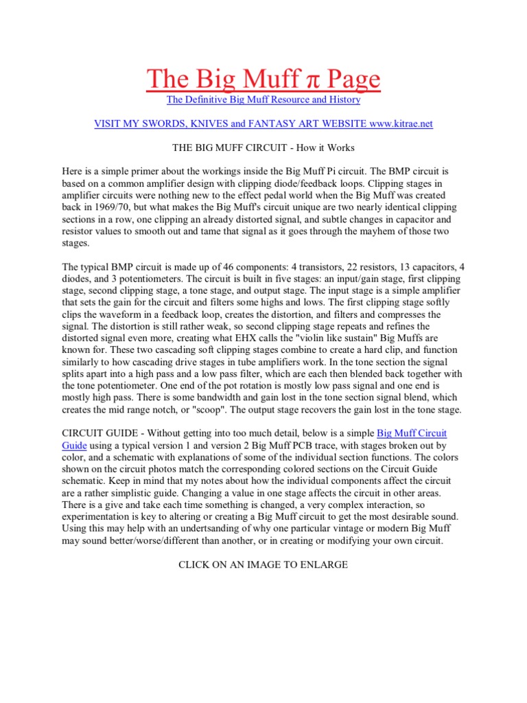 A Comprehensive Guide to Understanding the Circuitry and Tonal ...