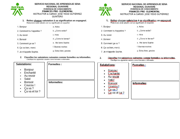 Quiz Salutat | PDF